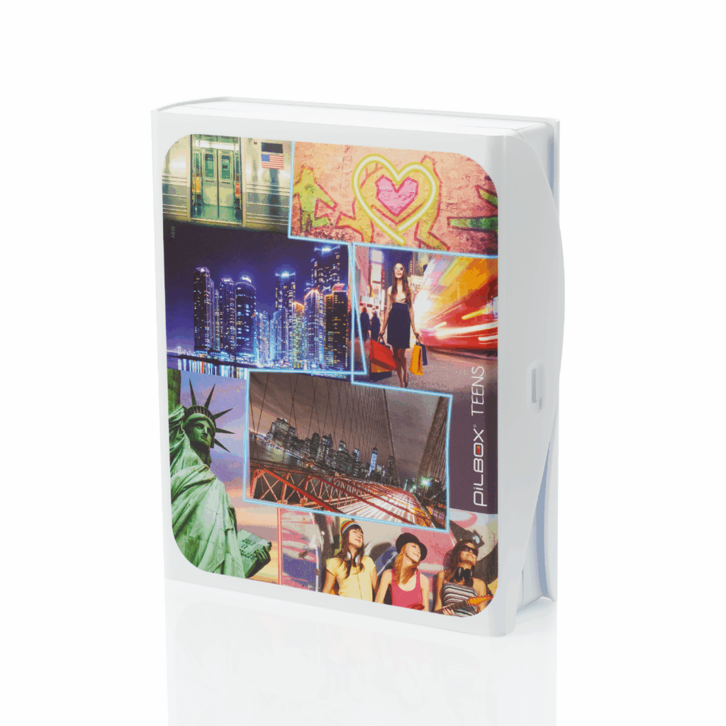 Pilbox® 7.4 Teens - Pilulier pour ados, le pilulier semainier de grande ...